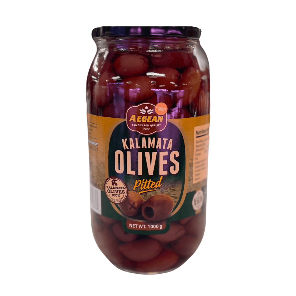 AEGEAN PITTED KALAMATA OLIVES - Zone Fresh