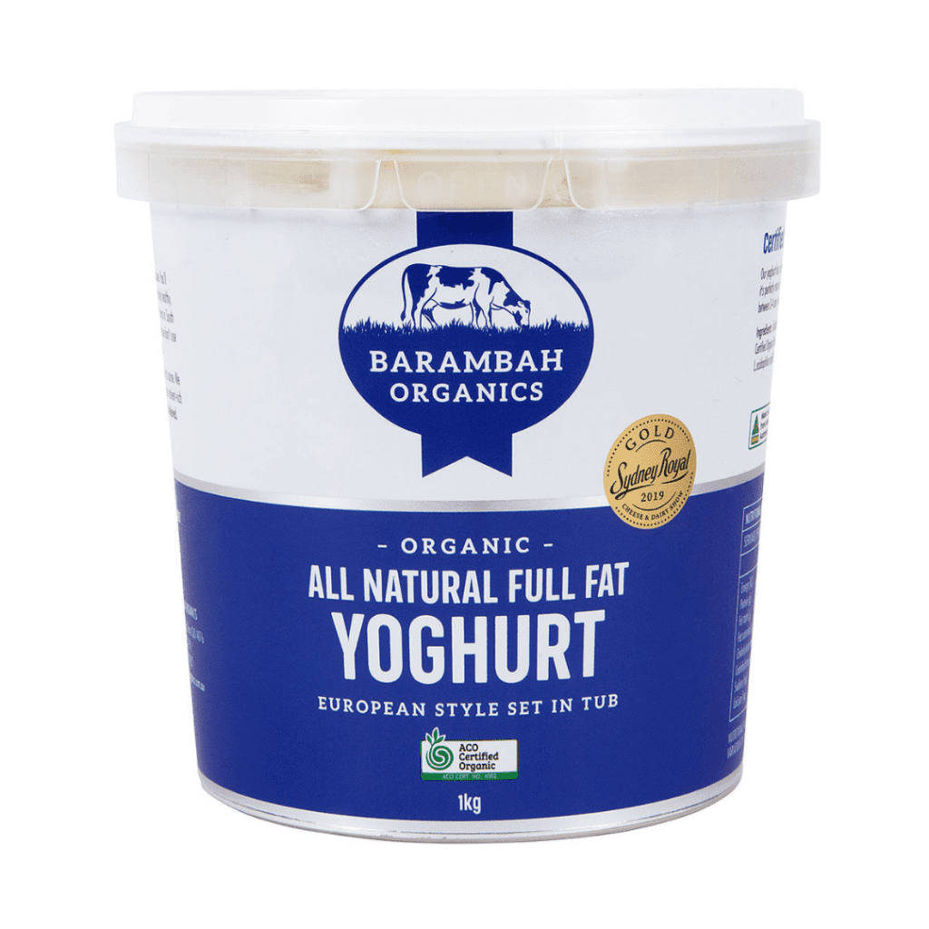 BARAMBAH NATURAL FULL FAT YOGHURT - Zone Fresh
