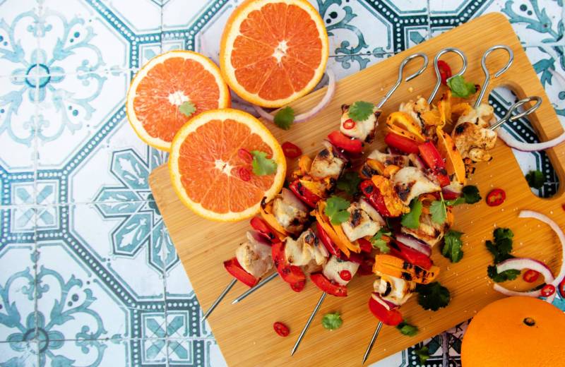 Cara Cara Orange Chicken Skewers - Zone Fresh