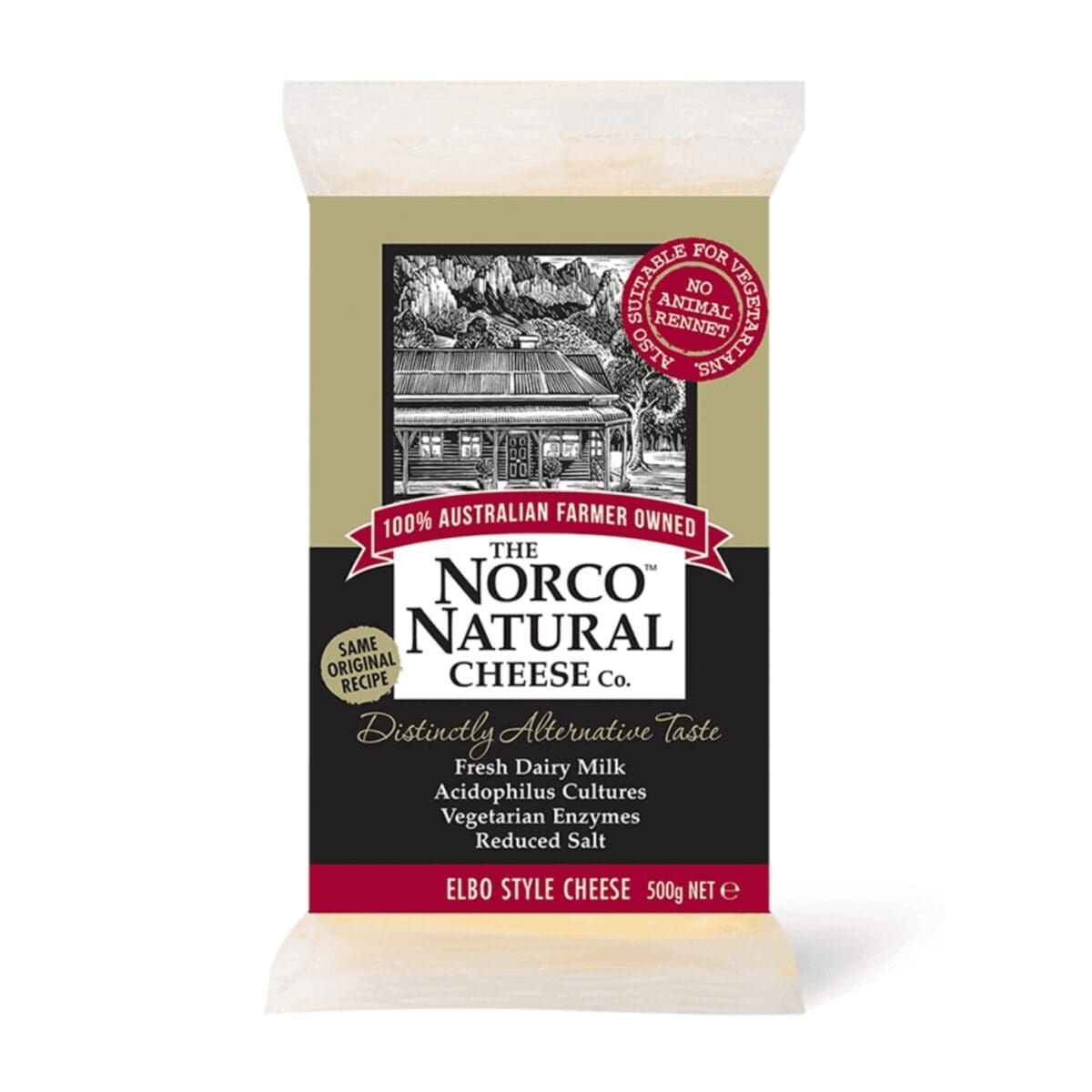 NORCO NATURAL CHEESE ORIGINAL NIMBIN RECIPE - Zone Fresh