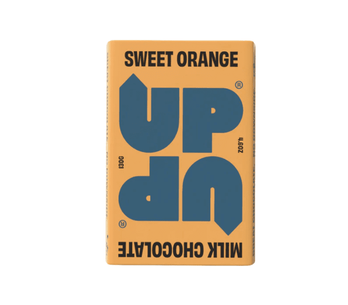UP-UP SWEET ORANGE MILK CHOCOLATE BAR - Zone Fresh